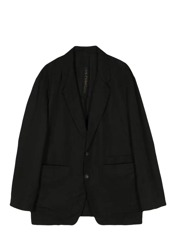 FORME D'EXPRESSION Single-breasted Blazer - Black