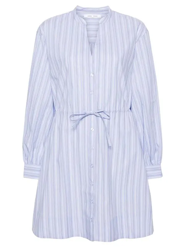 SAMSOE SAMSOE Saamelie Striped Shirtdress - Blue