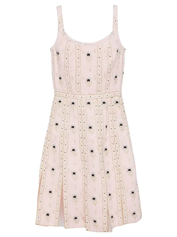 Giambattista Valli Embroidered Mini Dress - Pink
