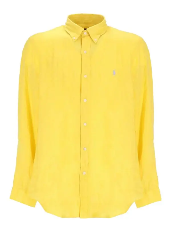 Polo Ralph Lauren Polo Pony Linen Shirt - Yellow