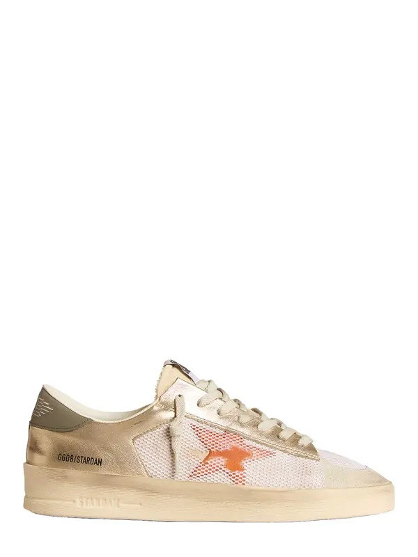 Golden Goose Stardan Panelled Sneakers - White