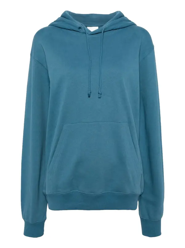 STOCKHOLM SURFBOARD CLUB Logo-print Organic Cotton Hoodie - Blue