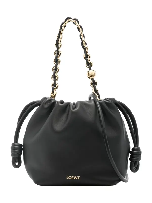 Loewe Mini Flamenco Shoulder Bag - Black