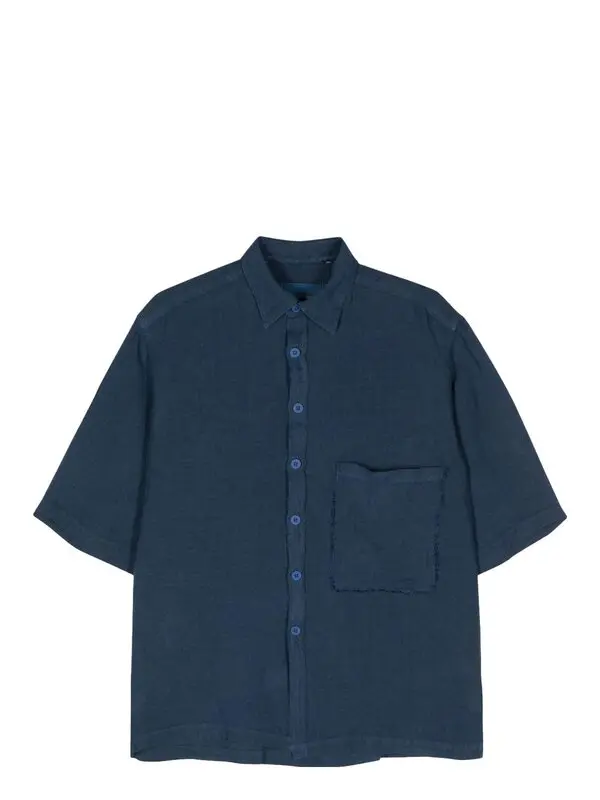COSTUMEIN Stefano Linen Shirt - Blue