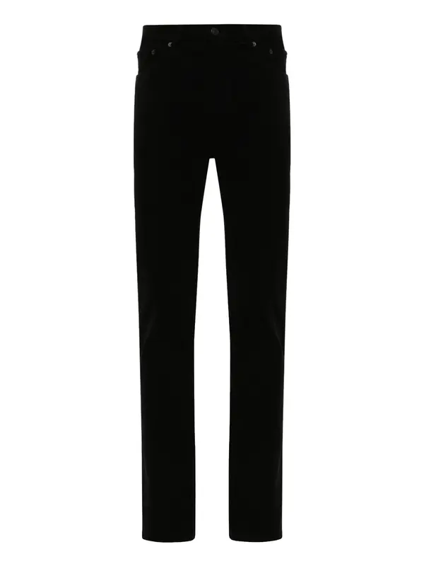 TOM FORD Corduroy Tapered Trousers - Black
