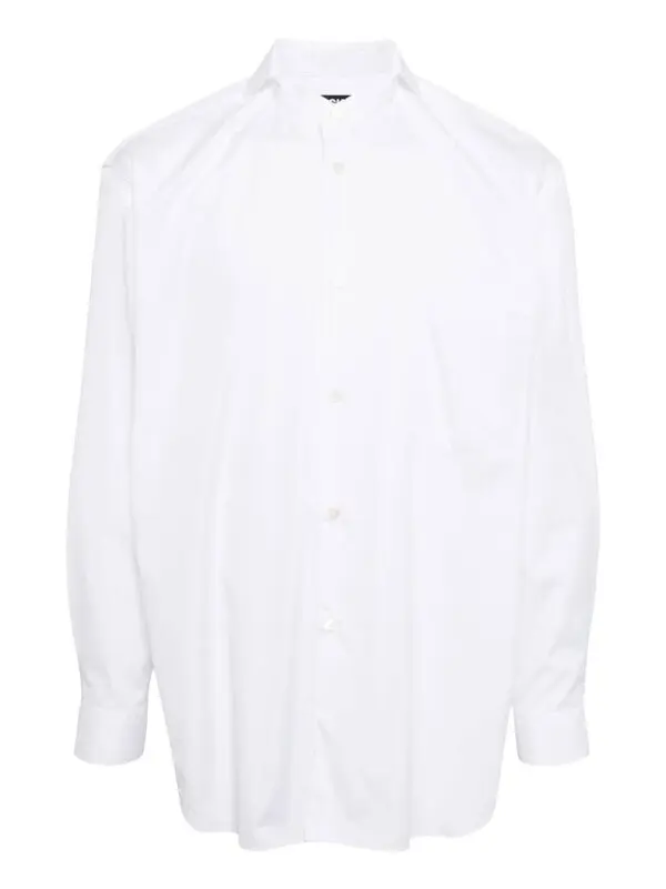 BLACK COMME DES GARÇONS Cotton Poplin Shirt - White