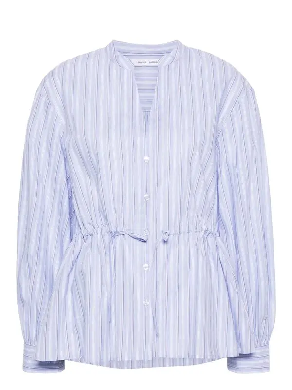 SAMSOE SAMSOE Saamelie Striped Blouse - Blue