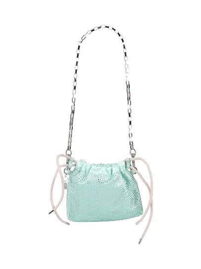 N°21 Shoulder Bag With Appliqués - Green
