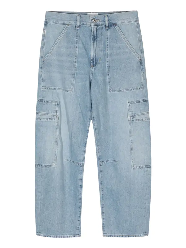 Citizens Of Humanity Low-rise Cargo Jeans - Blue