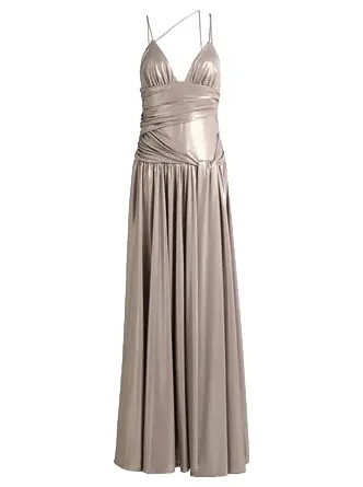 Pinko Maxi Flared Dress - Beige
