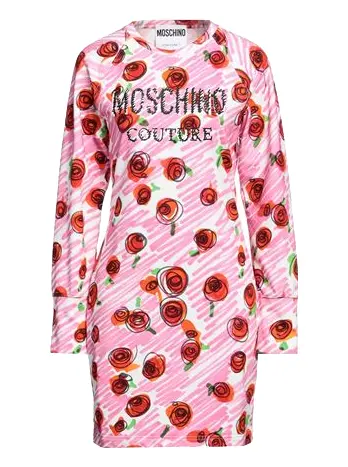 Moschino Cotton Mini Dress - Pink