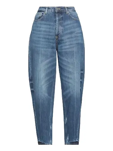 VICOLO Tapered High-waisted Jeans - Blue