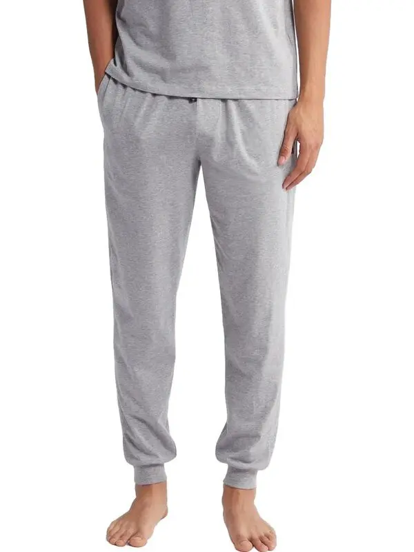 BOSS Mix Match Pajama Joggers - Medium Grey/ Black