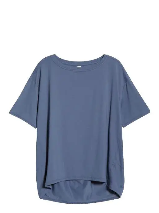 Zella Equilibrium Cocoon T-shirt - Blue Vintage