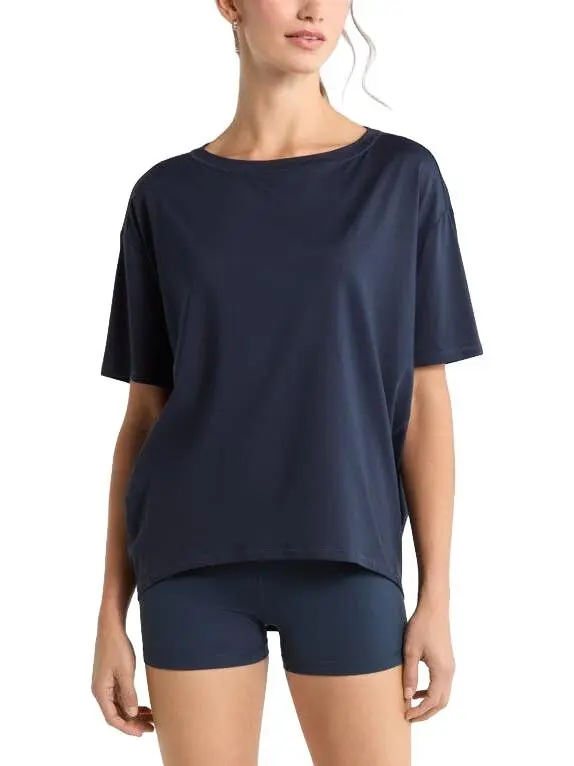 Zella Equilibrium Cocoon T-shirt - Navy Sapphire