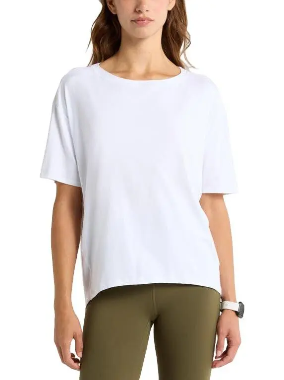 Zella Equilibrium Cocoon T-shirt - White