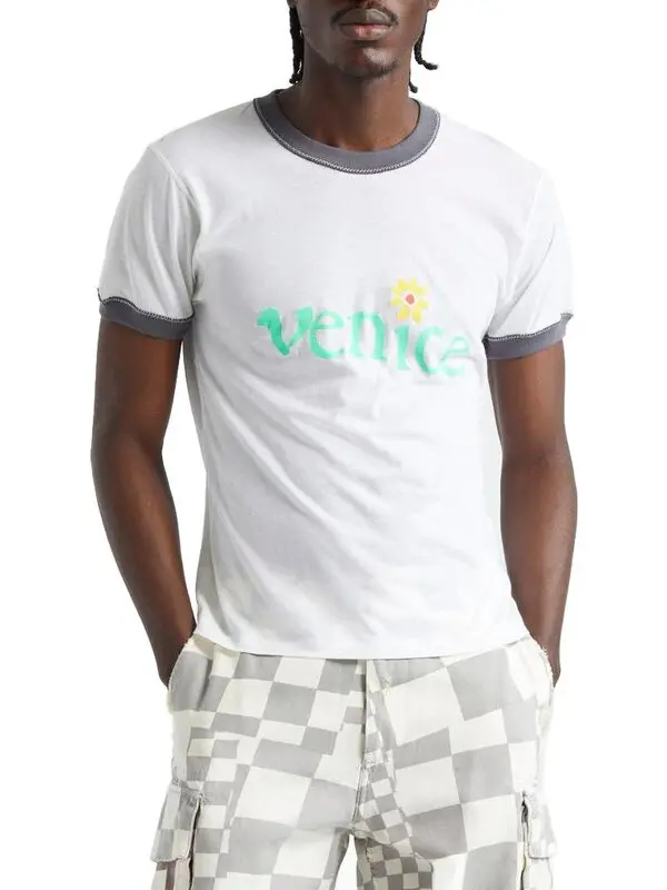 ERL Venice Ringer Graphic T-shirt - White