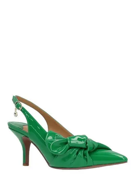 J. Reneé Lenore Pointed-toe Slingback Pumps - Green
