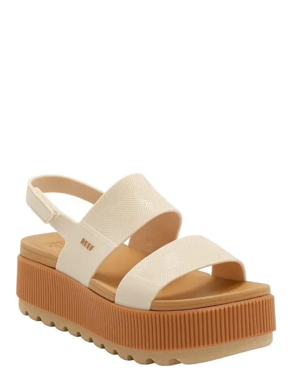Reef Water Vista Platform Slingback Sandal - Vintage/tan