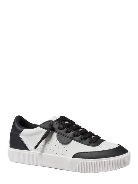 Reef Lay Day Seas Sneaker - Black/white Leather