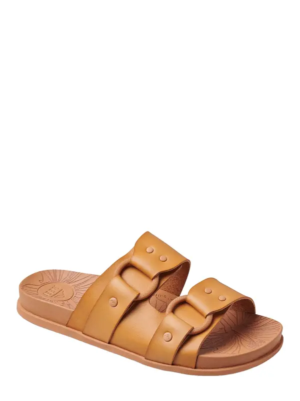 Reef Cushioned Vera Cruz Slide Sandal - Natural