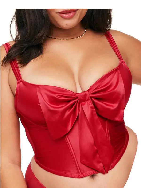 ADORE ME Arianna Contour Bustier - Dark Red