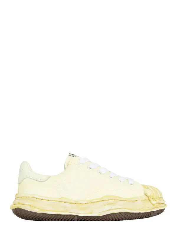 Mihara Yasuhiro Blakey Original Sole Low Top Sneakers - White