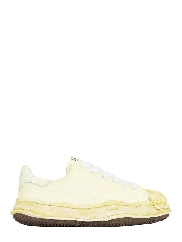 Mihara Yasuhiro Blakey Original Sole Low Top Sneakers - White