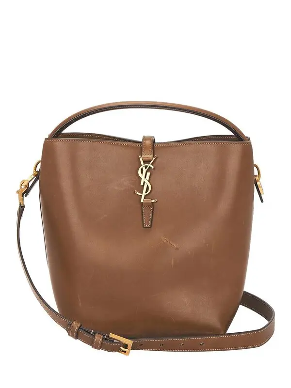 Saint Laurent Le 37 Bucket Bag - Wood Brown