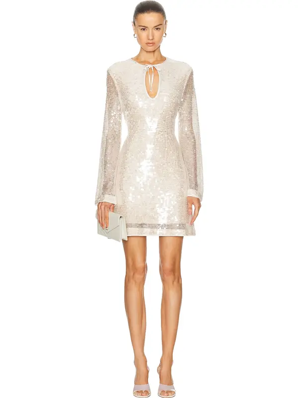 Simkhai Kari Mini Dress - Champagne