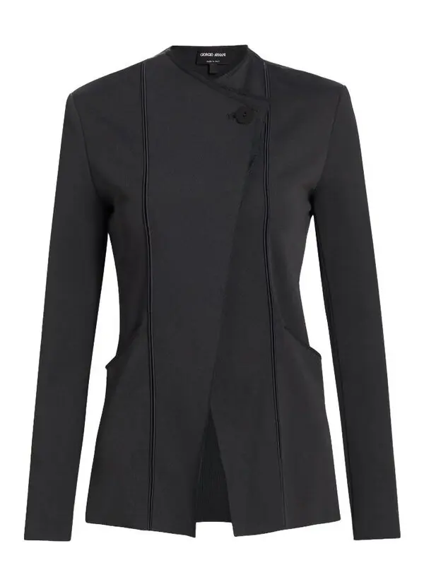 Giorgio Armani Double Stitch Jacket - Black