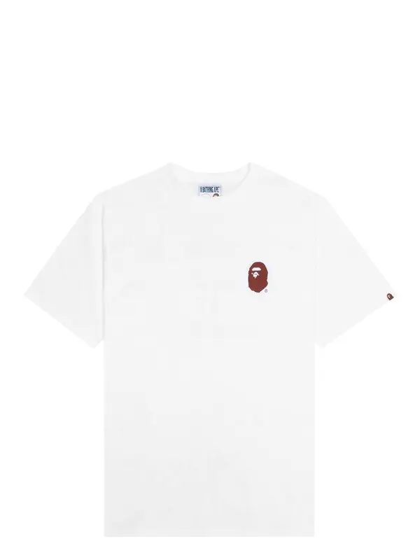 A BATHING APE Lettered Tee - White