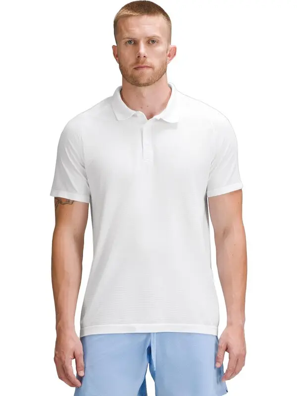 Lululemon Metal Vent Tech Polo Shirt - White/white