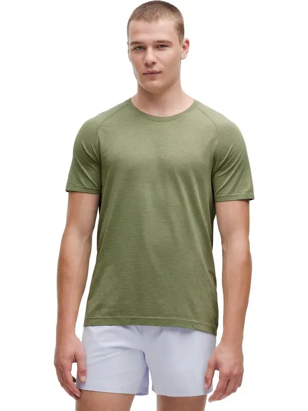 Lululemon Metal Vent Tech Short Sleeve - Bay Leaf/lemongrass