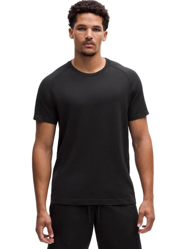 Lululemon Metal Vent Tech Short Sleeve - Black/black