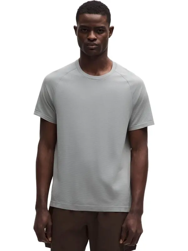 Lululemon Metal Vent Tech Short Sleeve - Feather Grey/feather Grey