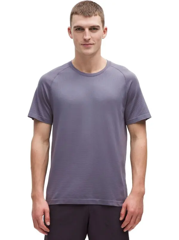 Lululemon Metal Vent Tech Short Sleeve - Grape Mist/grape Mist
