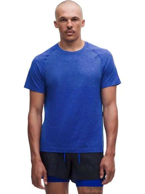 Lululemon Metal Vent Tech Short Sleeve - Ocean Wave/beach Ball Blue