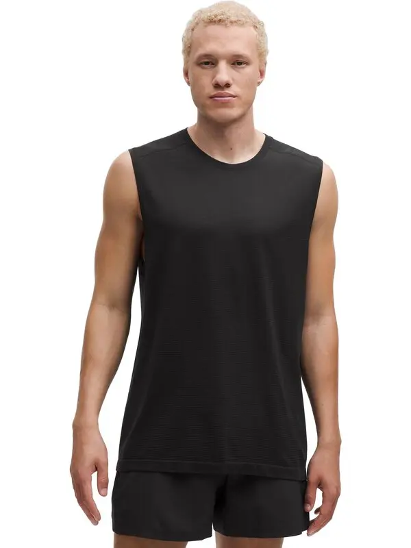 Lululemon Metal Vent Tech Sleeveless Shirt - Black/black