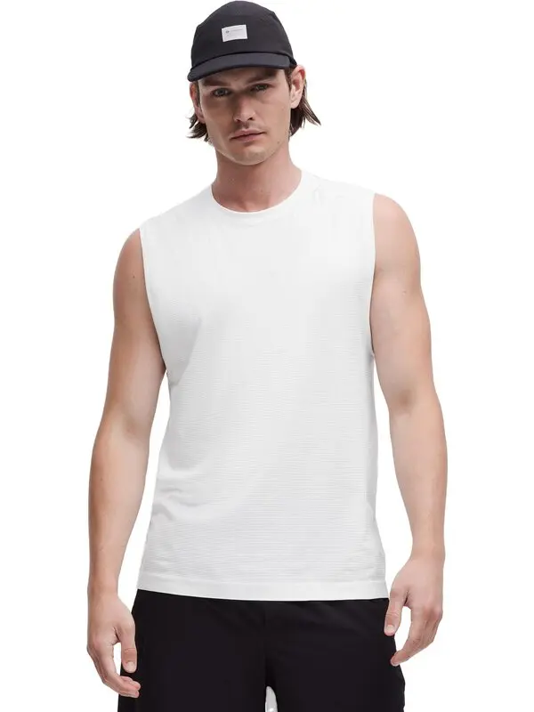 Lululemon Metal Vent Tech Sleeveless Shirt - White/white