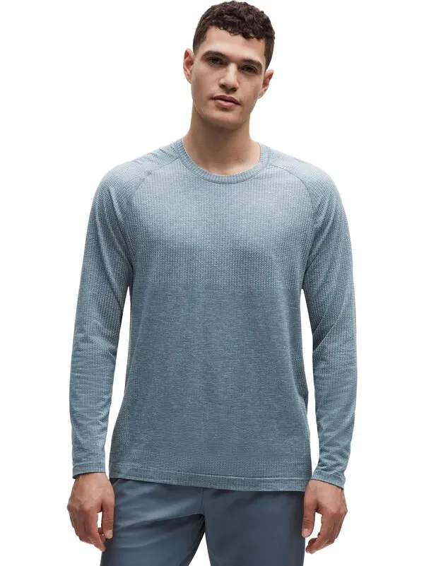 Lululemon Metal Vent Tech Long-sleeve Shirt - Polo Pastel/steel Blue
