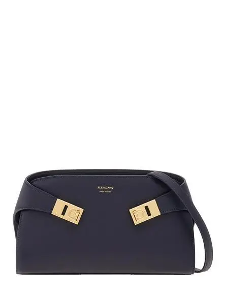 FERRAGAMO Hug Mini Crossbody Bag - Blue