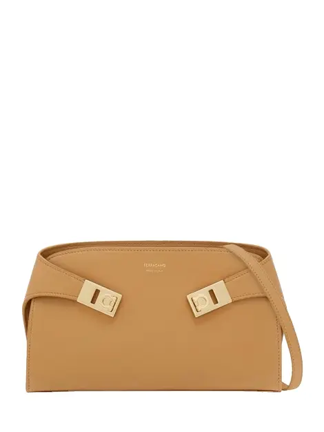 FERRAGAMO Hug Mini Crossbody Bag - Gold