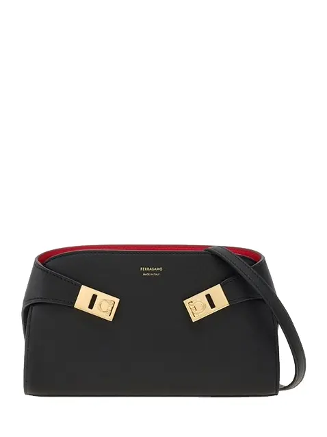 FERRAGAMO Hug Mini Crossbody Bag - Red