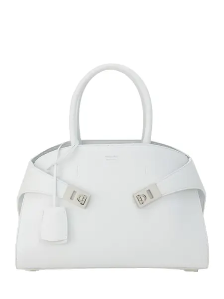 FERRAGAMO Hug Handbag - White