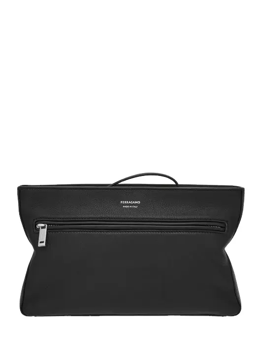 FERRAGAMO Star-shaped Pouch - Black