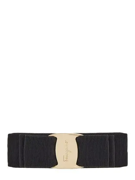 FERRAGAMO Vara Bow Hair Clip - Black