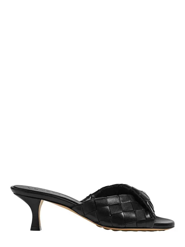 Bottega Veneta Blink Intrecciato Mule - Black