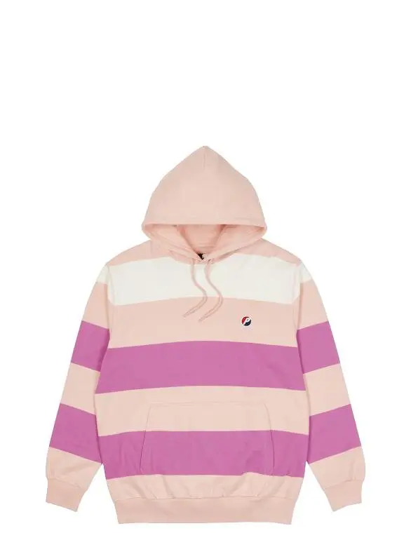 PALACE Striped Hood - Pink