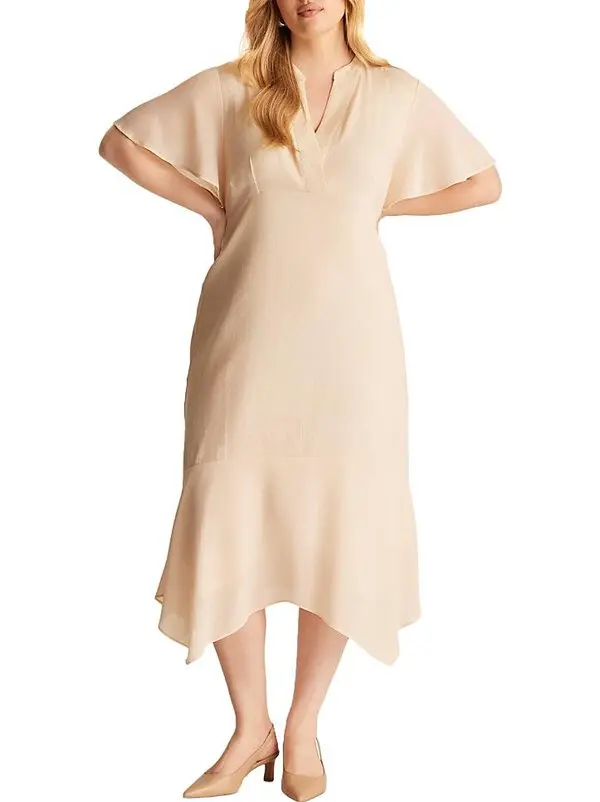 ESTELLE Claudia Midi Dress - Natural